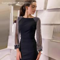 China 2021 Hot Selling New Arrival Sex Beading Ball Dress Luxury Evening Party Frock Bridesmaid Gowns Plus Size Ho for sale