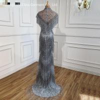 China 2021 New Arrival Sequined Sex Beading Ball Dress Luxury Tassels Evening Party Frock Bridesmaid Gowns Plus Size Hot for sale