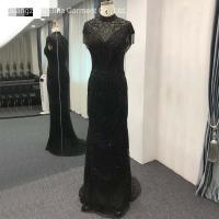 China 2021 New Arrival Sequined Sex Beading Ball Dress Luxury Tassels Evening Party Frock Bridesmaid Gowns Plus Size Hot for sale