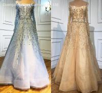 China 2021 New Arrival Sequined Sex Beading Ball Dress Luxury off-The-Shoulder Evening Party Frock Bridesmaid Gowns Plus Size for sale