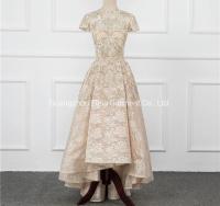 China 2021 New Lace Sex Beading Ball Dress Luxury Champagne Evening Party Frock Bridesmaid Gowns Plus Size Hot for sale