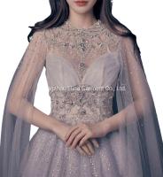 China 2021 Hot New Arrival Sequined Sex Beading Ball Dress Luxury Evening Party Frock Bridesmaid Gowns Plus Size for sale
