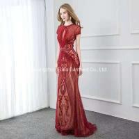 China 2021 New Sequined Sex Beading Evening Dress Luxury Party Gowns Hot for sale