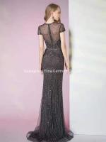 China 2021 New Sequined Sex Beading Evening Dress Luxury Party Gowns Hot for sale