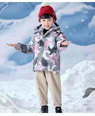 China New Children&prime; S Winter Down Coat for Girls and Boys Clothes Waterproof Outdoor Hooded Coat for sale