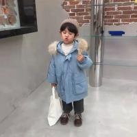China Children&prime; S Winter Down Coat for Girls and Boys Clothes Waterproof Outdoor Hooded Coat with 2 Colors for sale