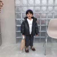China 2 Colors Children&prime; S Winter Down Coat for Girls and Boys Clothes Waterproof Outdoor Hooded Coat for sale
