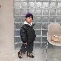 China 2 Colors Children&prime; S Winter Down Coat for Girls and Boys Clothes Waterproof Outdoor Hooded Coat for sale