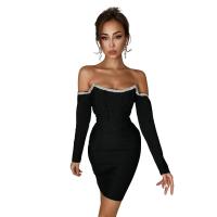 China A-Line Women Dress Sexy Body-Con High Quality Evening Dress Ball Stretch Dress for sale