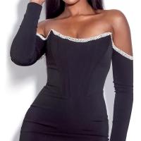 China A-Line Women Dress Sexy Body-Con High Quality Evening Dress Ball Stretch Dress for sale