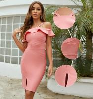 China Slip Women Dress Sexy Body-Con High Quality Evening Dress Ball Stretch Dress for sale