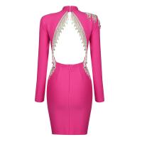 China 2021 Women Dress Sexy Body-Con High Quality Evening Dress Party Gown 4 Colors for sale