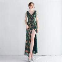 China Evening Party Prom Women Dress Sequin Slim Sheath Women Sexy Skinny Wedding Dress OEM High Quality for sale
