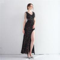 China Evening Party Prom Women Dress Sequin Slim Sheath Women Sexy Skinny Wedding Dress China OEM High Quality for sale