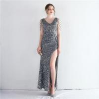 China Evening Party Prom Women Dress Sequin Slim Sheath Women Sexy Skinny Wedding Dress China OEM High Quality for sale