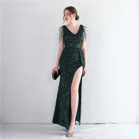 China Evening Party Prom Women Dress Sequin Slim Sheath Women Sexy Skinny Wedding Dress China OEM High Quality for sale