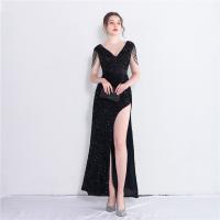 China Evening Party Prom Women Dress Sequin Slim Sheath Women Sexy Skinny Wedding Dress High Quality for sale