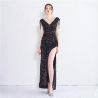 China Evening Party Prom Women Dress Sequin Slim Sheath Women Sexy Skinny Wedding Dress High Quality for sale