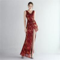 China Prom Women Dress Evening Party Sequin Slim Sheath Women Sexy Skinny Wedding Dress China OEM High Quality for sale