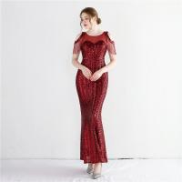 China Hot Selling Evening Party Prom Women Dress Sequin Slim Sheath Women Sexy Skinny Wedding Dress China OEM High Quality for sale
