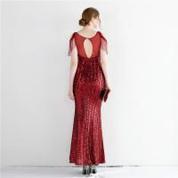 China Hot Selling Evening Party Prom Women Dress Sequin Slim Sheath Women Sexy Skinny Wedding Dress China OEM High Quality for sale