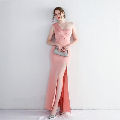 China Evening Party Split Skirt Prom Women Dress Slim Sheath Women Sexy Skinny Wedding Dress China OEM High Quality for sale