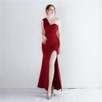 China Evening Party Split Skirt Prom Women Dress Slim Sheath Women Sexy Skinny Wedding Dress China OEM High Quality for sale