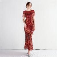China Evening Party Prom Women Dress Sequin Slim Sheath Women Sexy Skinny Wedding Dress China OEM High Quality for sale