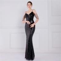 China China OEM High Quality Evening Party Prom Women Mermaid Dress Sequin Slim Sheath Women Sexy Skinny Wedding Dress for sale
