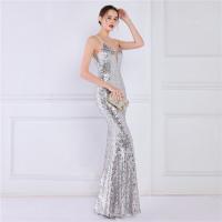 China China OEM High Quality Evening Party Prom Women Dress Sequin Slim Sheath Women Sexy Skinny Wedding Dress for sale