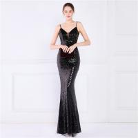 China China OEM High Quality Evening Party Prom Women Dress Sequin Slim Sheath Women Sexy Skinny Wedding Dress for sale