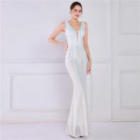 China Wedding Dress OEM High Quality Evening Party Prom Women Dress Lady Sequin Gown for sale