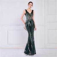 China Wedding Dress OEM High Quality Evening Party Prom Women Dress Lady Sequin Gown for sale