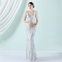 China Wedding Dress Party Gown Sequin Slim Sheath Women Sexy Skinny Wedding Dress Party Gown Prom Dress Spaghetti Strap for sale