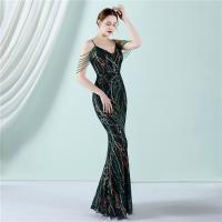 China Wedding Dress Party Gown Sequin Slim Sheath Women Sexy Skinny Wedding Dress Party Gown Prom Dress Spaghetti Strap for sale