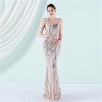 China Party Gown Prom Dress Sequin Slim Sheath Women Sexy Skinny Wedding Dress Party Gown Shine Spaghetti Strap for sale