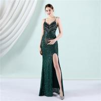 China Party Gown Prom Dress Sequin Slim Sheath Women Sexy Skinny Wedding Dress Party Gown Prom Dress Spaghetti Strap for sale