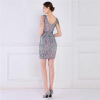 China Sequin Slim Sheath Women Sexy Skinny Short Gown Wedding Dress Party Gown Prom Dress for sale