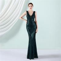 China 2022 Sequin Slim Sheath Women Sexy Skinny Wedding Dress Party Gown Prom Dress for sale