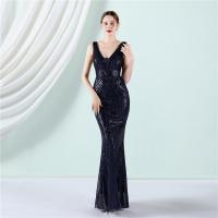 China 2022 Sequin Slim Sheath Women Sexy Skinny Wedding Dress Party Gown Prom Dress for sale