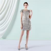 China China Prom Gown Short Party Evening Dress Sequin Embroidery Sexy Dress for sale