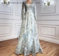 China Sequined Sex Beading Ball Dress Luxury Evening Party Dress Mermaid Bridesmaid Gowns Lace Dress for sale