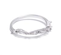 China Luxury 2021 Wedding Ring Copper Platinum Plating Gold Plating Lovers Ring with Zircon for sale