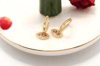 China 2021 New Earring Copper Platinum Plating Gold Plating with Zircon for sale