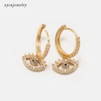 China 2021 New Earring Copper Platinum Plating Gold Plating with Zircon for sale