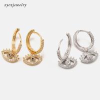 China 2021 New Earring Copper Platinum Plating Gold Plating with Zircon for sale