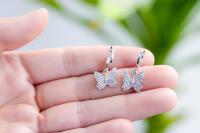China 2021 New Earring Copper Platinum Plating Gold Plating Butterfly Design for sale