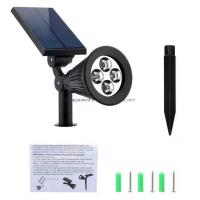 China High Quality Portable Outdoor LED Solar Garden Color Changing Spotlight Factory Supply Solar Light 2021 for sale