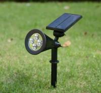 China High Quality Portable Outdoor LED Solar Garden Color Changing Spotlight Factory Supply Solar Light 2021 for sale