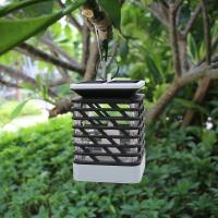 China 2021hanging Hook Wireless Solar Garden Flickering Torches Flames Candle Light Lantern Outdoor for Table Pach Decoration for sale